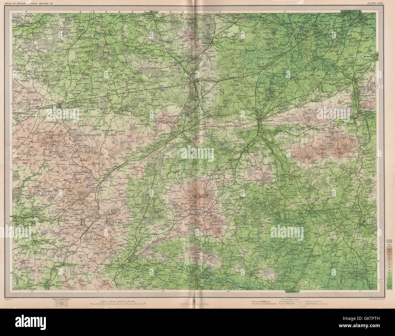 Map of basingstoke hi-res stock photography and images - Alamy