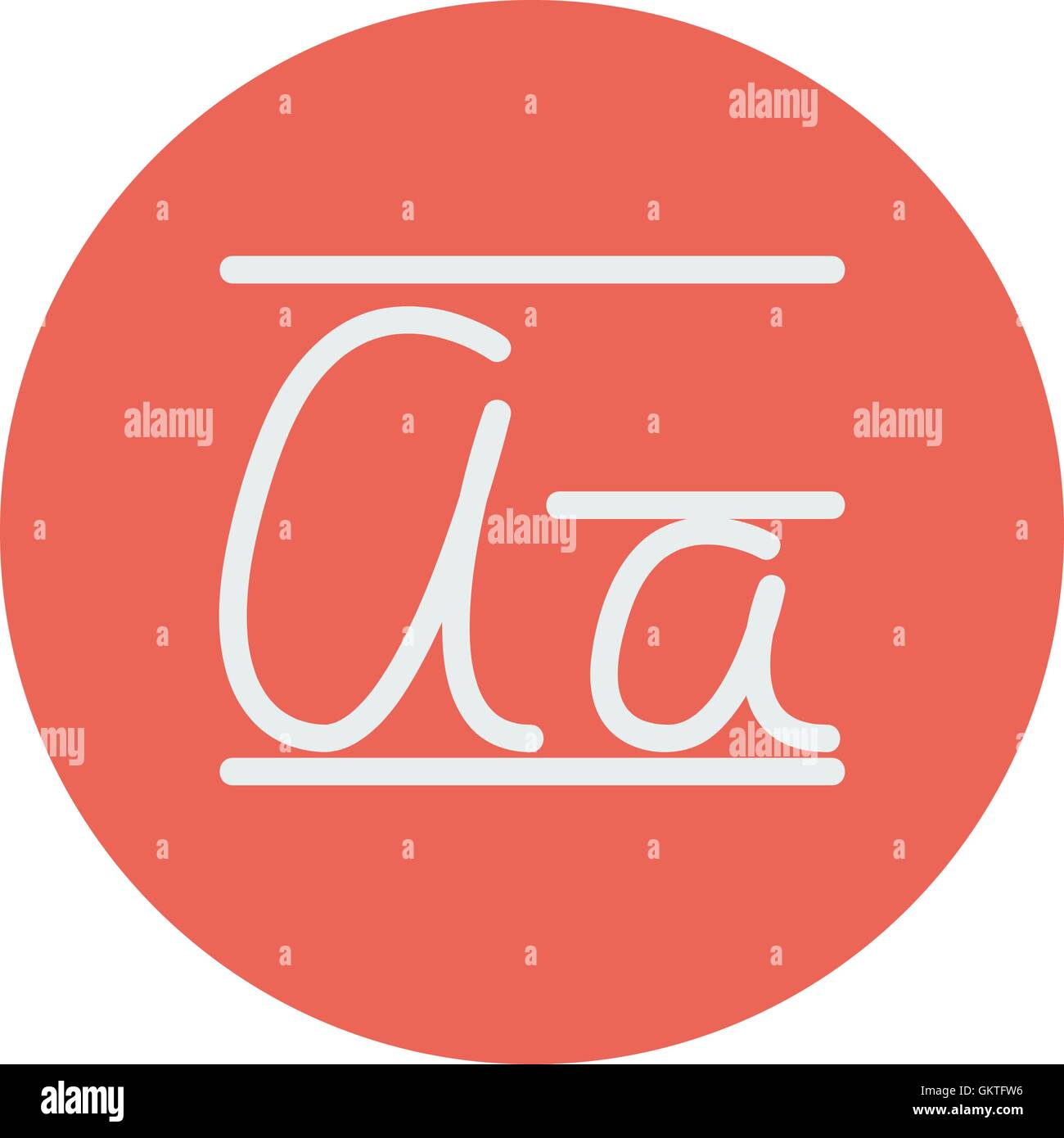 Cursive alphabet hi-res stock photography and images - Alamy