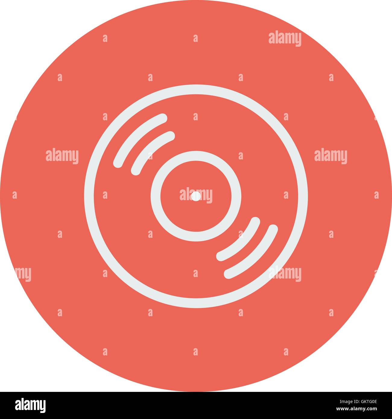 Vinyl disc thin line icon Stock Vector Image & Art - Alamy