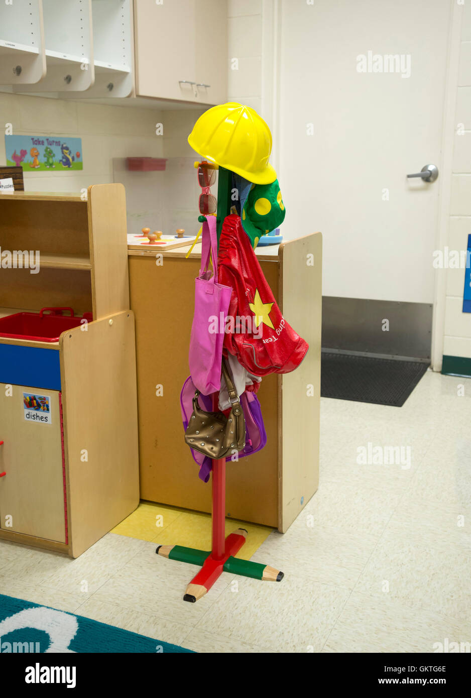 Classroom ready for the start of a new school year at First Christian ...