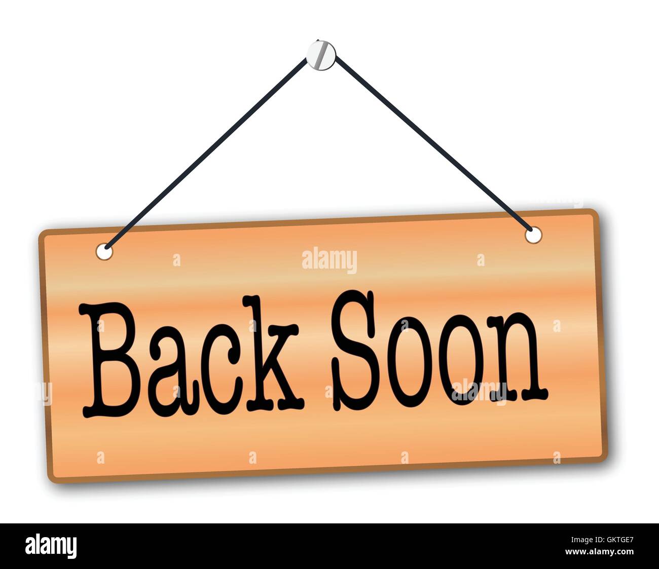 Come back soon sign hi-res stock photography and images - Alamy