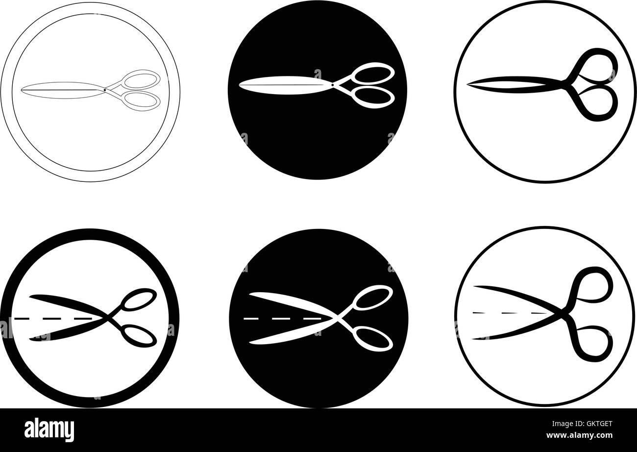 Closed scissors Black and White Stock Photos & Images - Alamy