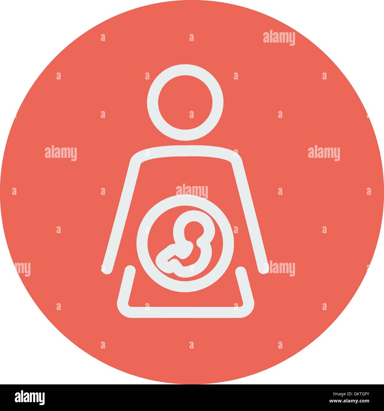 Woman abortion silhouette Stock Vector Images - Alamy