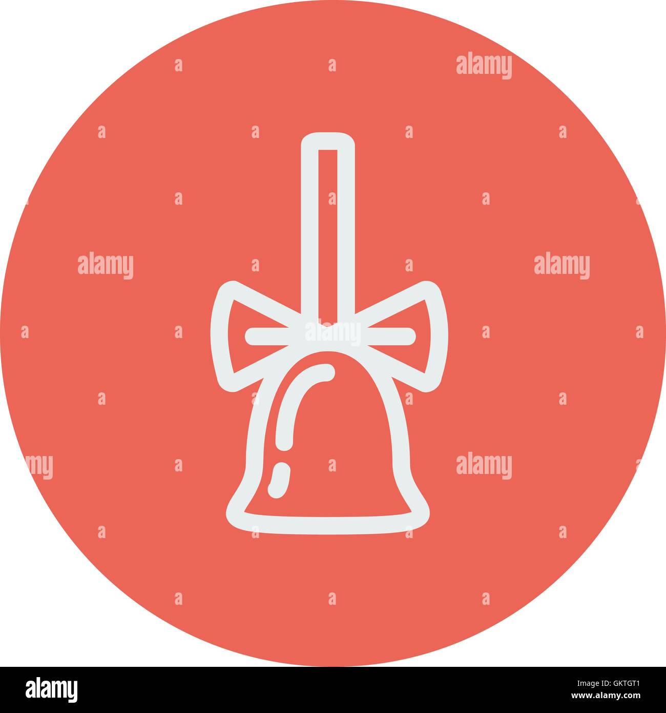 Bell line drawing Stock Vector Images - Alamy