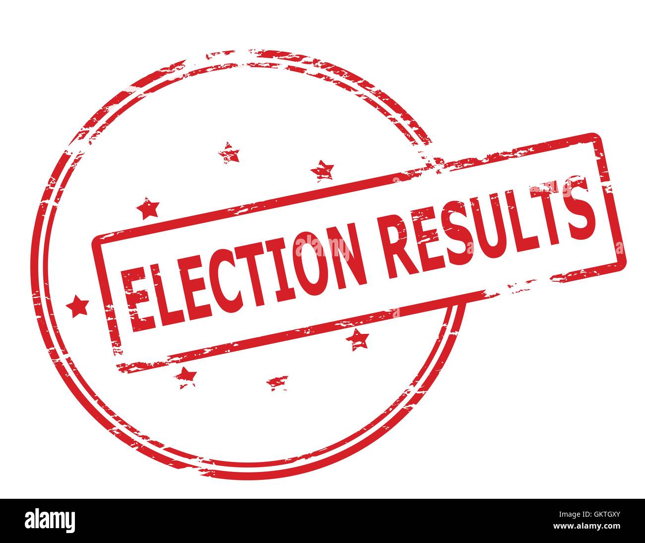 Election results sign Stock Vector Images - Alamy