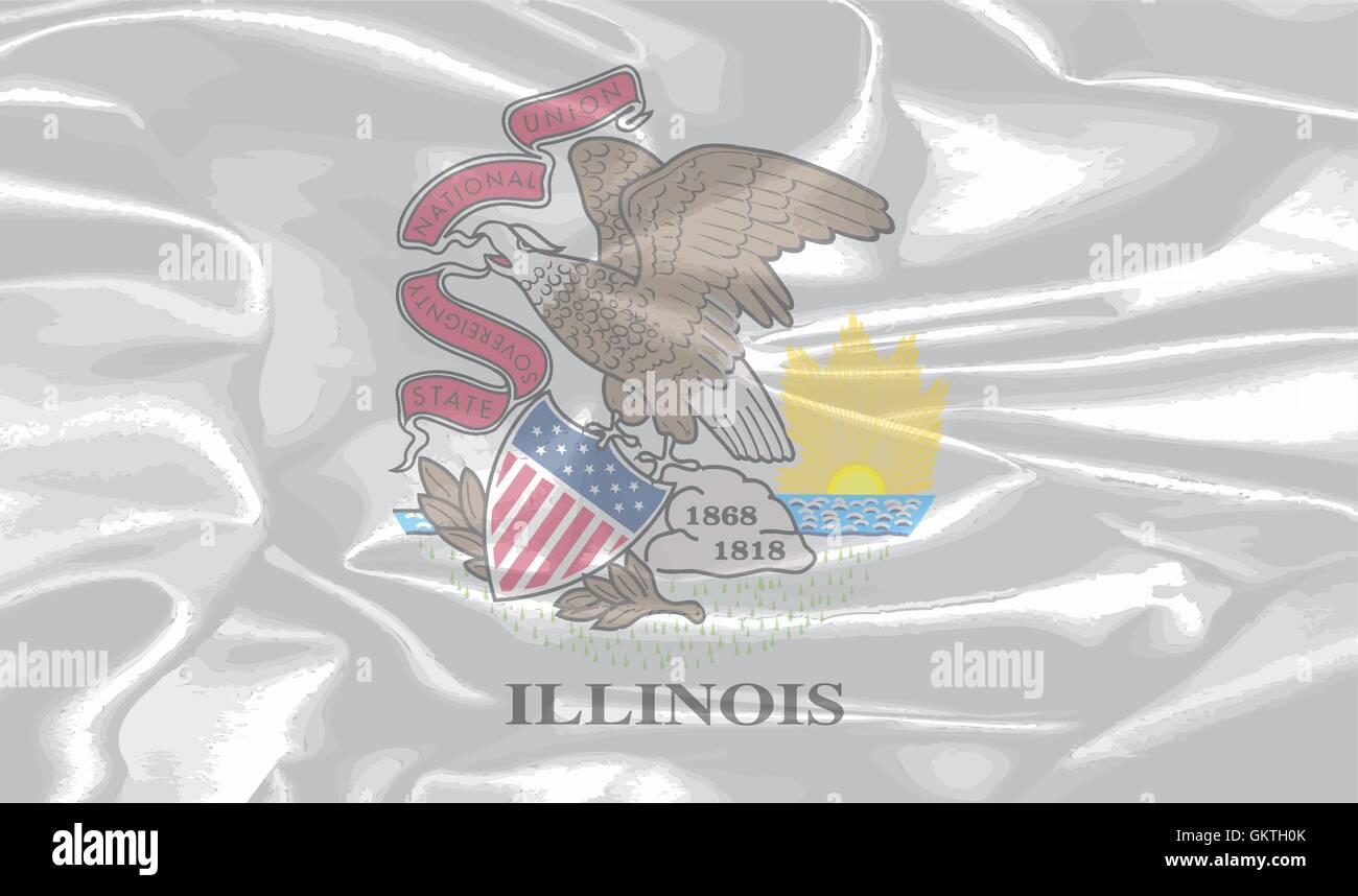 Illinois state flag hi-res stock photography and images - Alamy