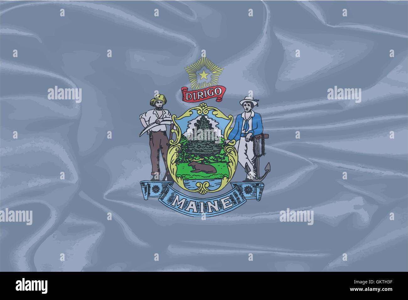 Maine seal Stock Vector Images - Alamy