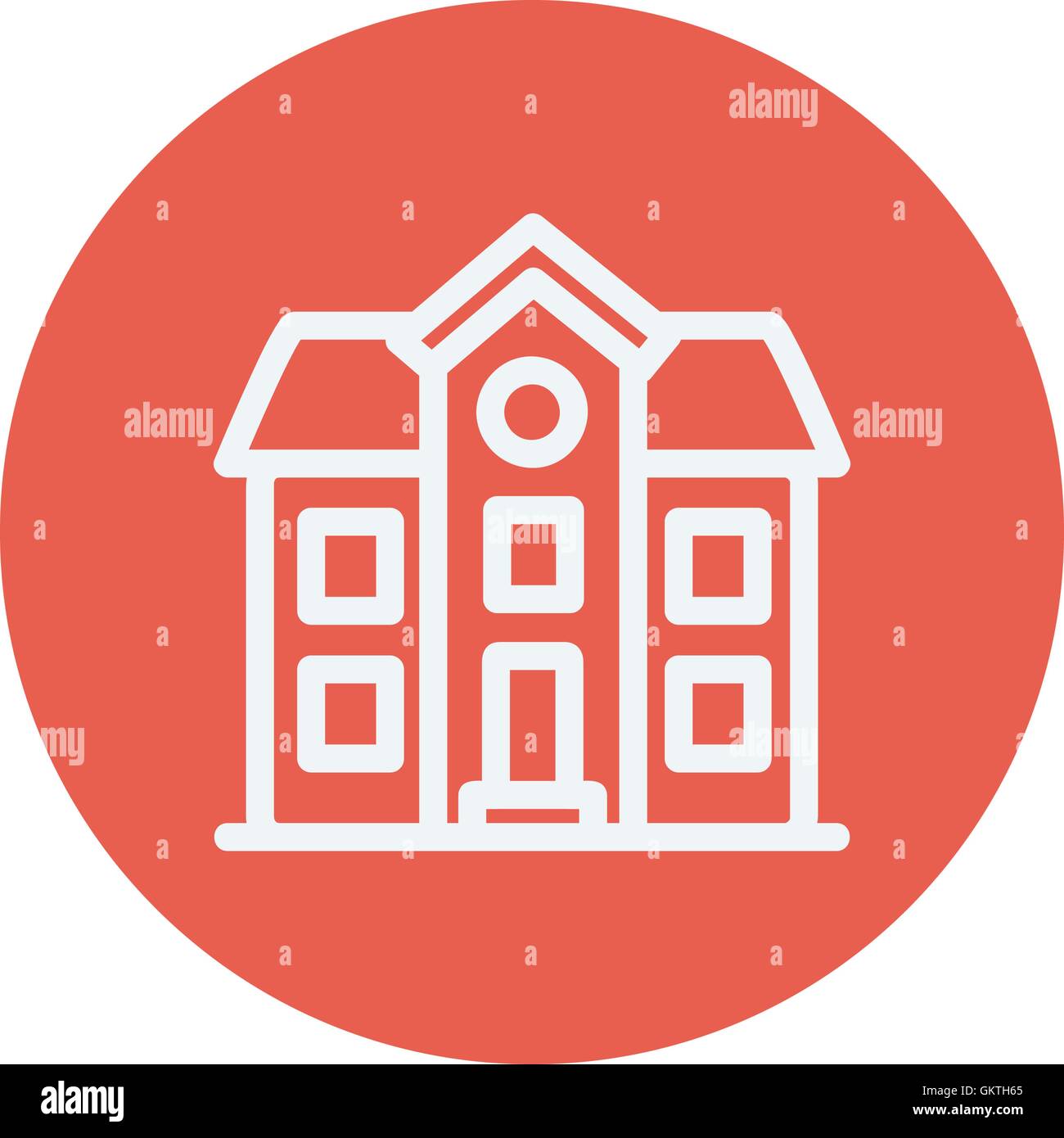 Close up house front Stock Vector Images - Alamy