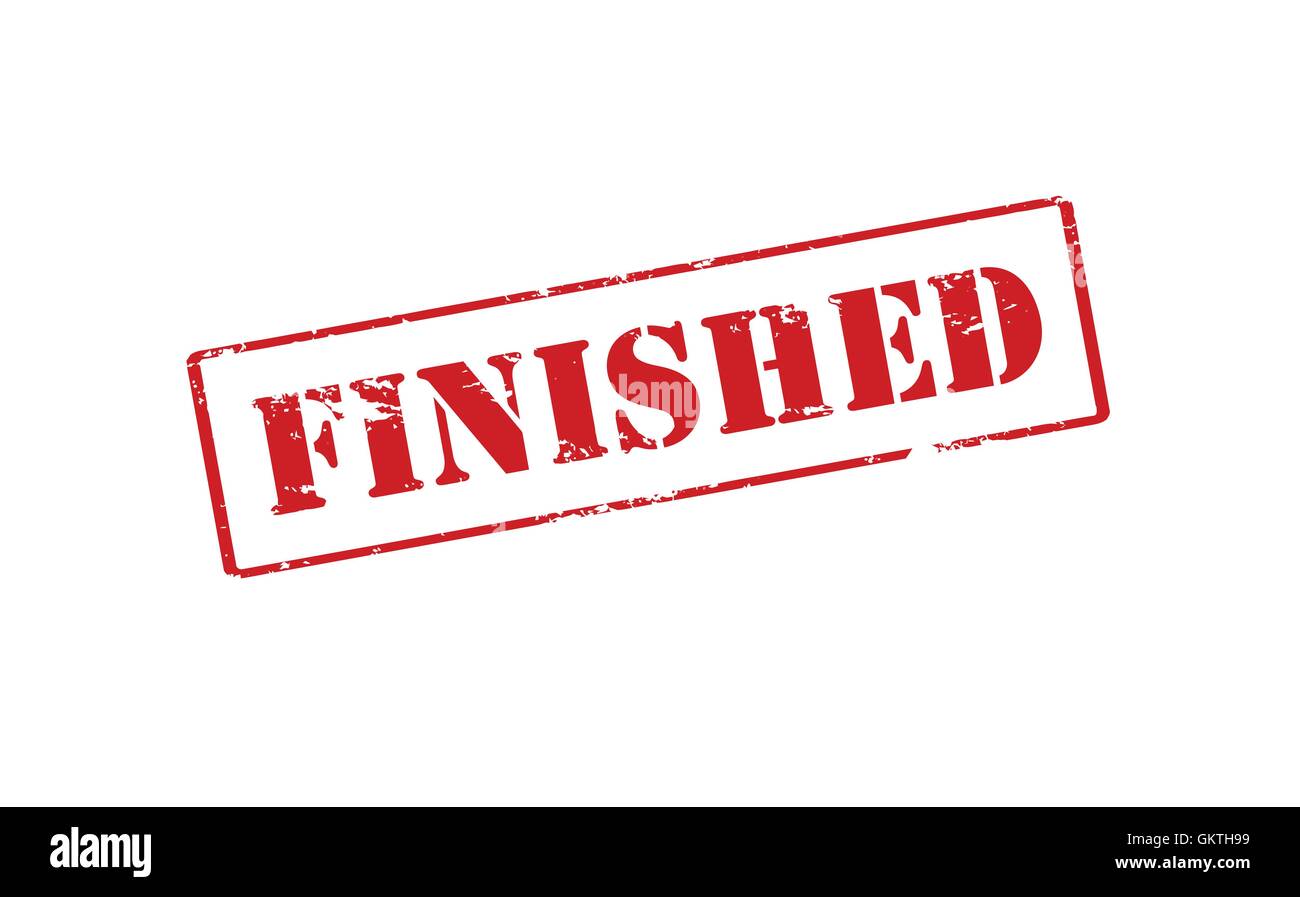 Finished symbol Stock Vector Images - Alamy