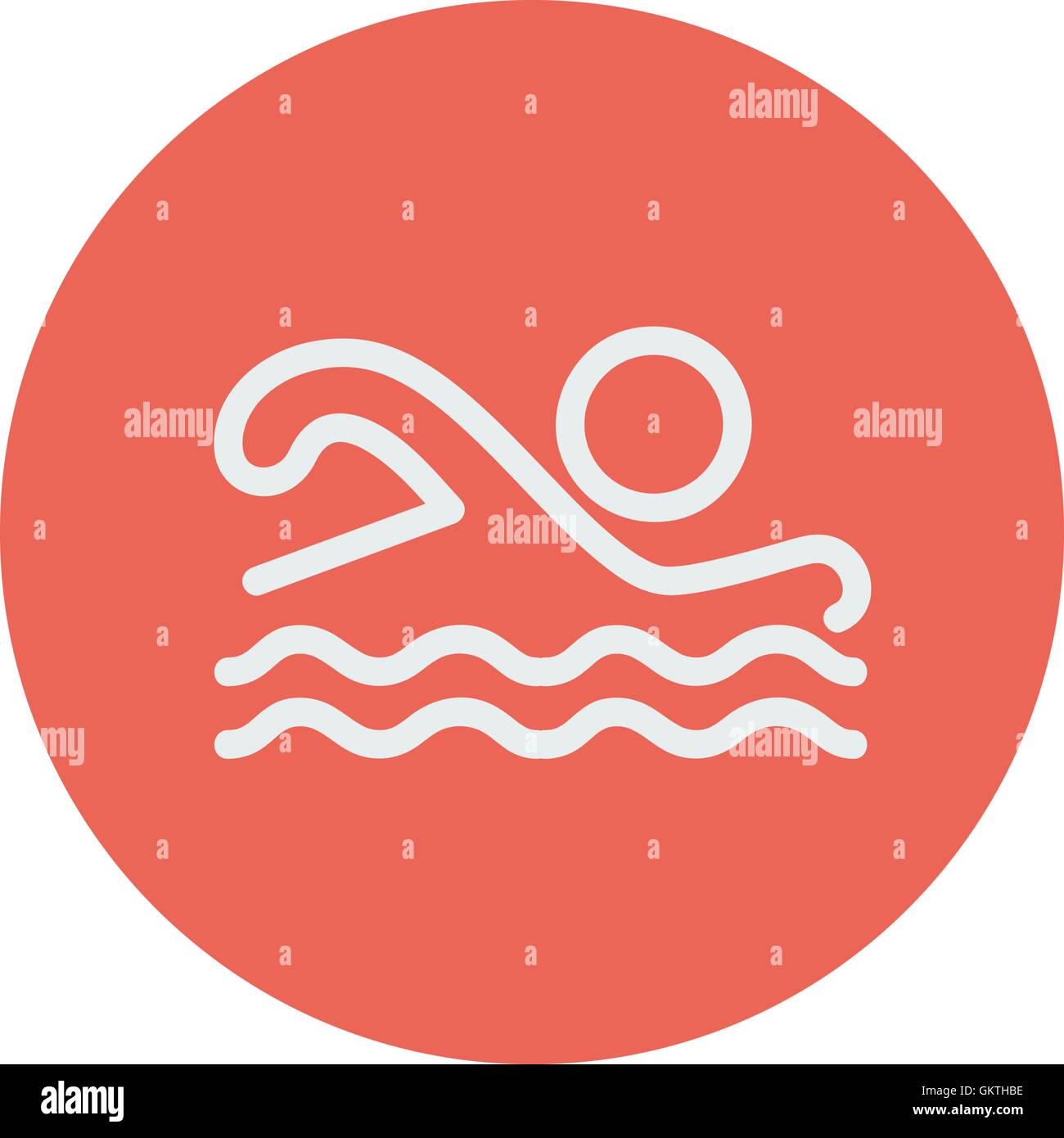 Woman swimming swimmer silhouette hi-res stock photography and images ...