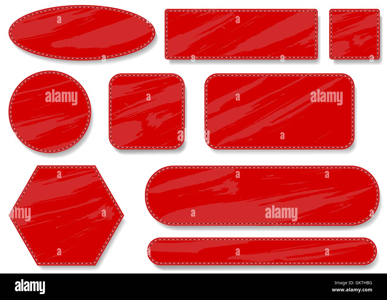 Leather applique Stock Vector Images - Alamy