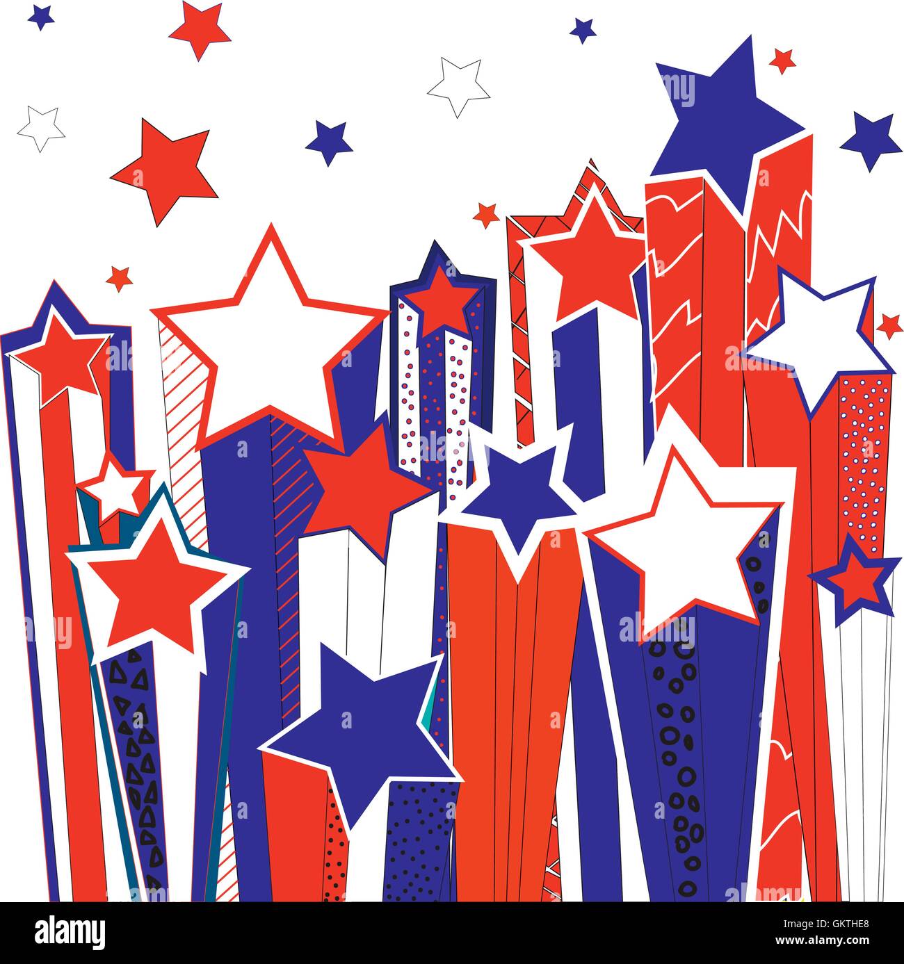 Shooting stars. Vector illustration Stock Vector Image & Art - Alamy