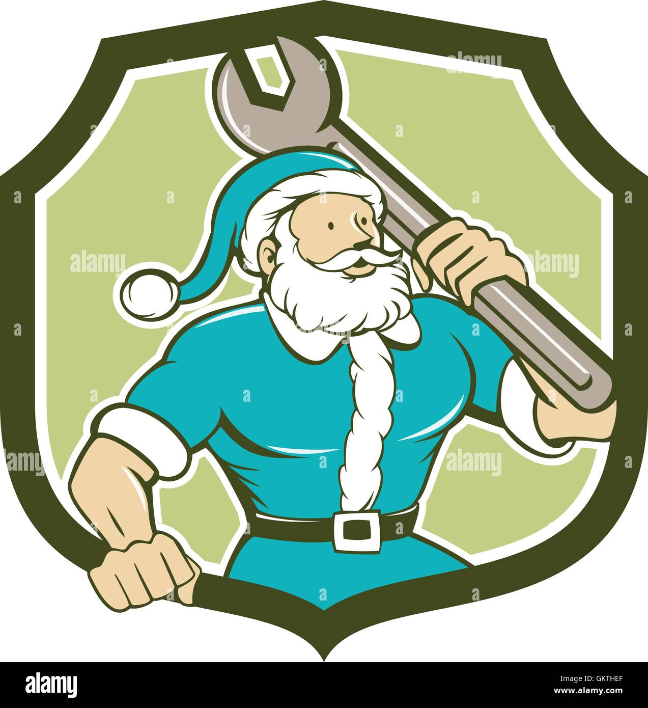 Mechanic shield Stock Vector Images - Alamy