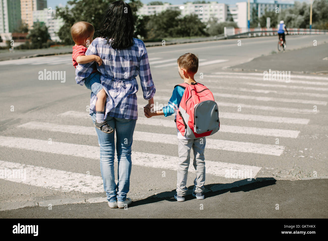 Siblings on pavement hi-res stock photography and images - Alamy