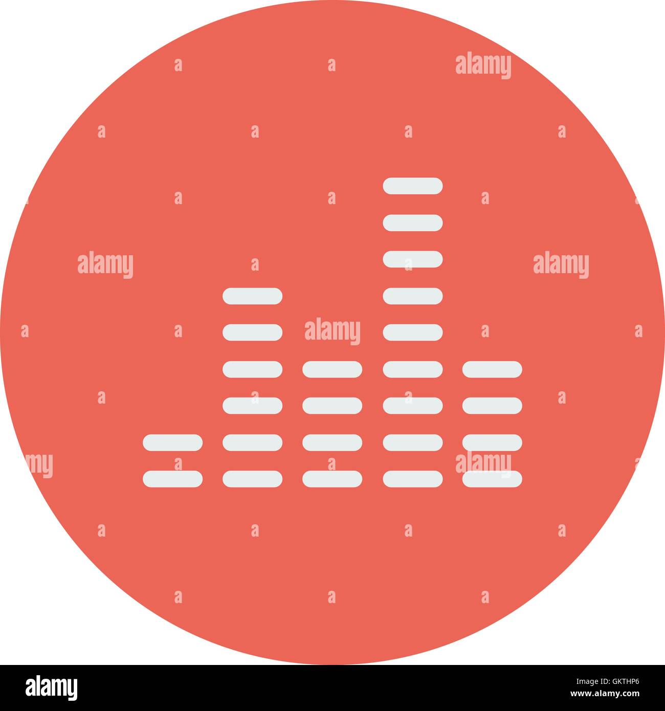 Sound wave equalizer icon audio hi-res stock photography and images - Alamy