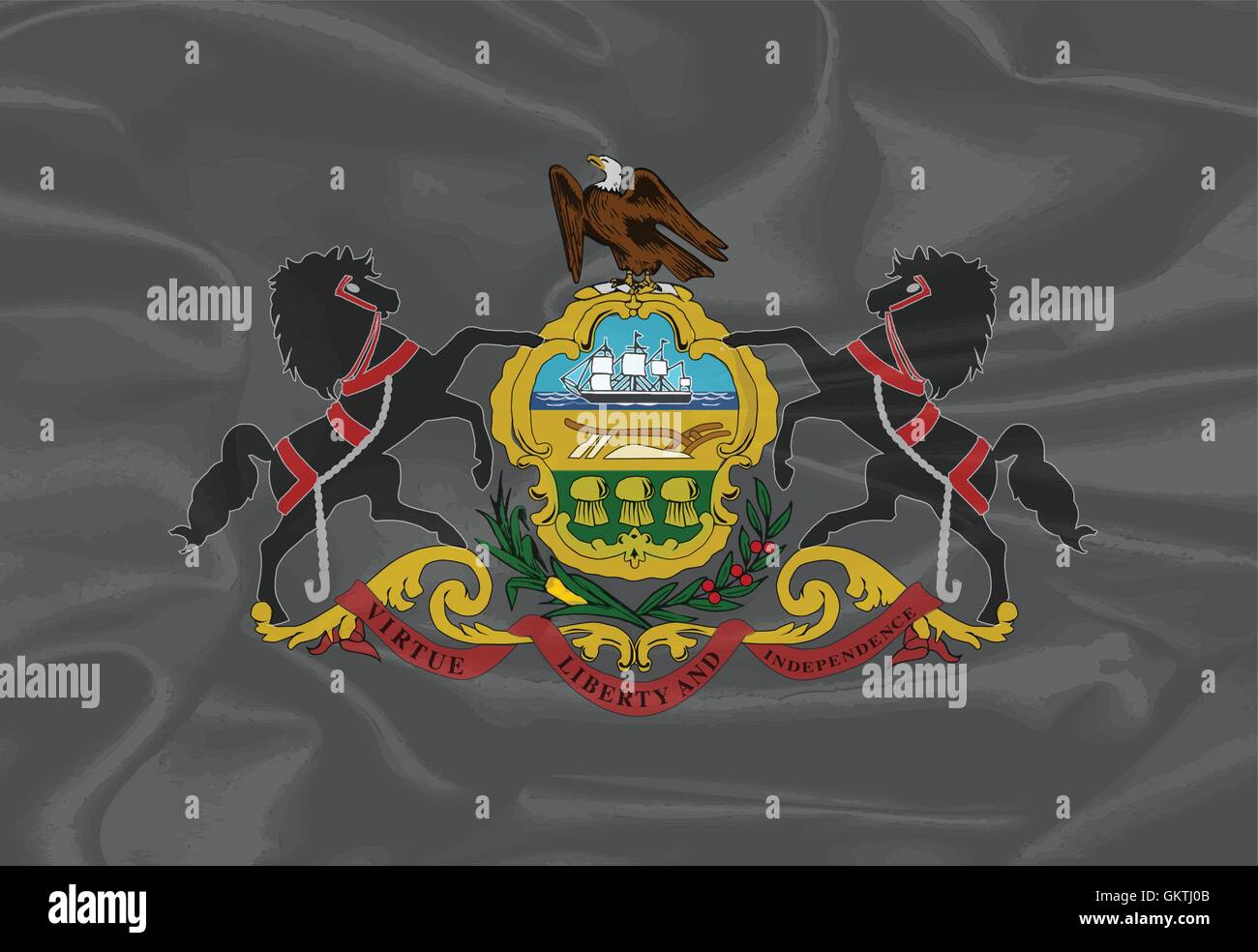 Pennsylvania state flag hi-res stock photography and images - Alamy