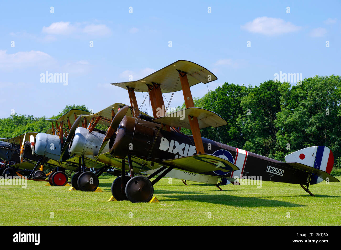 Shuttleworth Collection Sopwith Triplane N6290, Dixie II Stock Photo ...