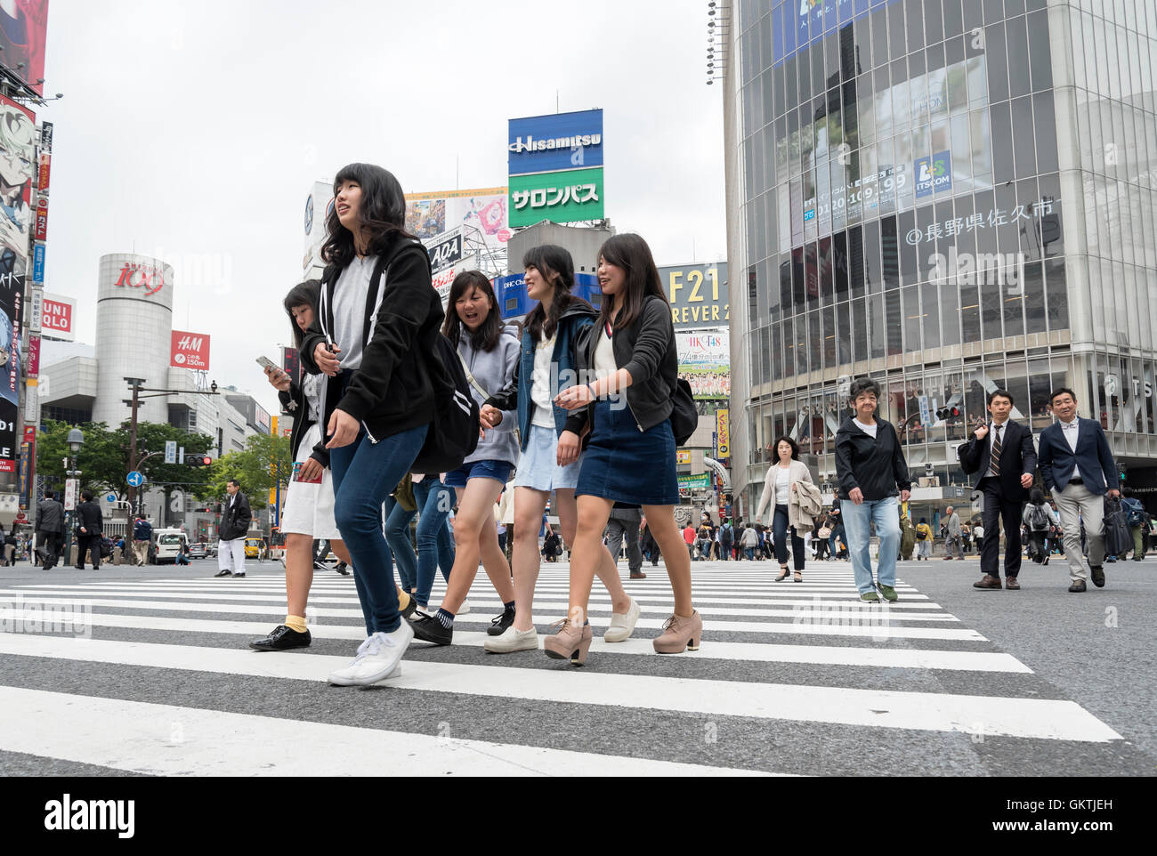 Shibuya Crossing, Tokyo, Japan Stock Photo - Alamy