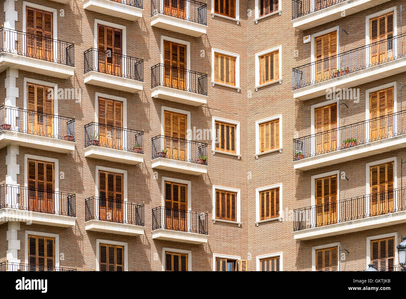 Common Apartament Building Block Exterior Facade Stock Photo - Alamy