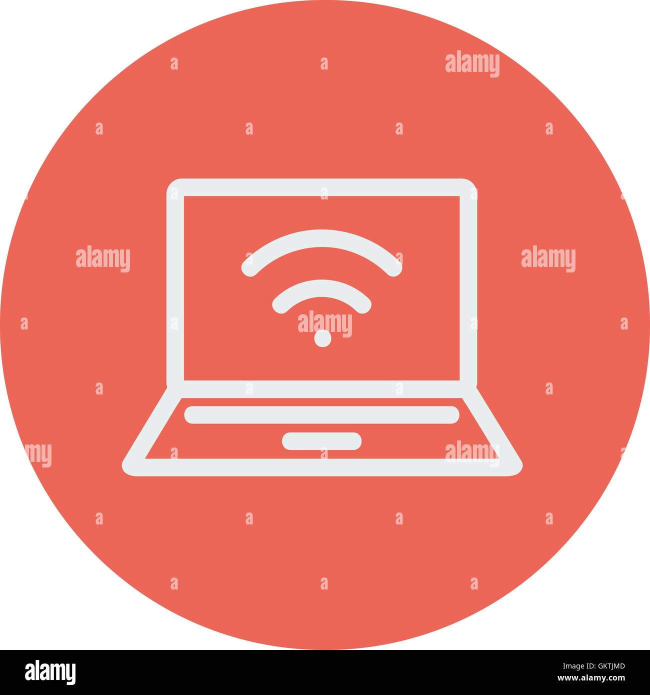 Global wifi icon outline hi-res stock photography and images - Alamy