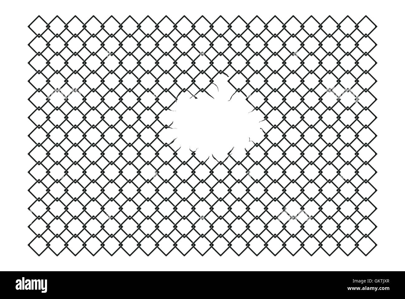 Torn wire mesh hi-res stock photography and images - Alamy