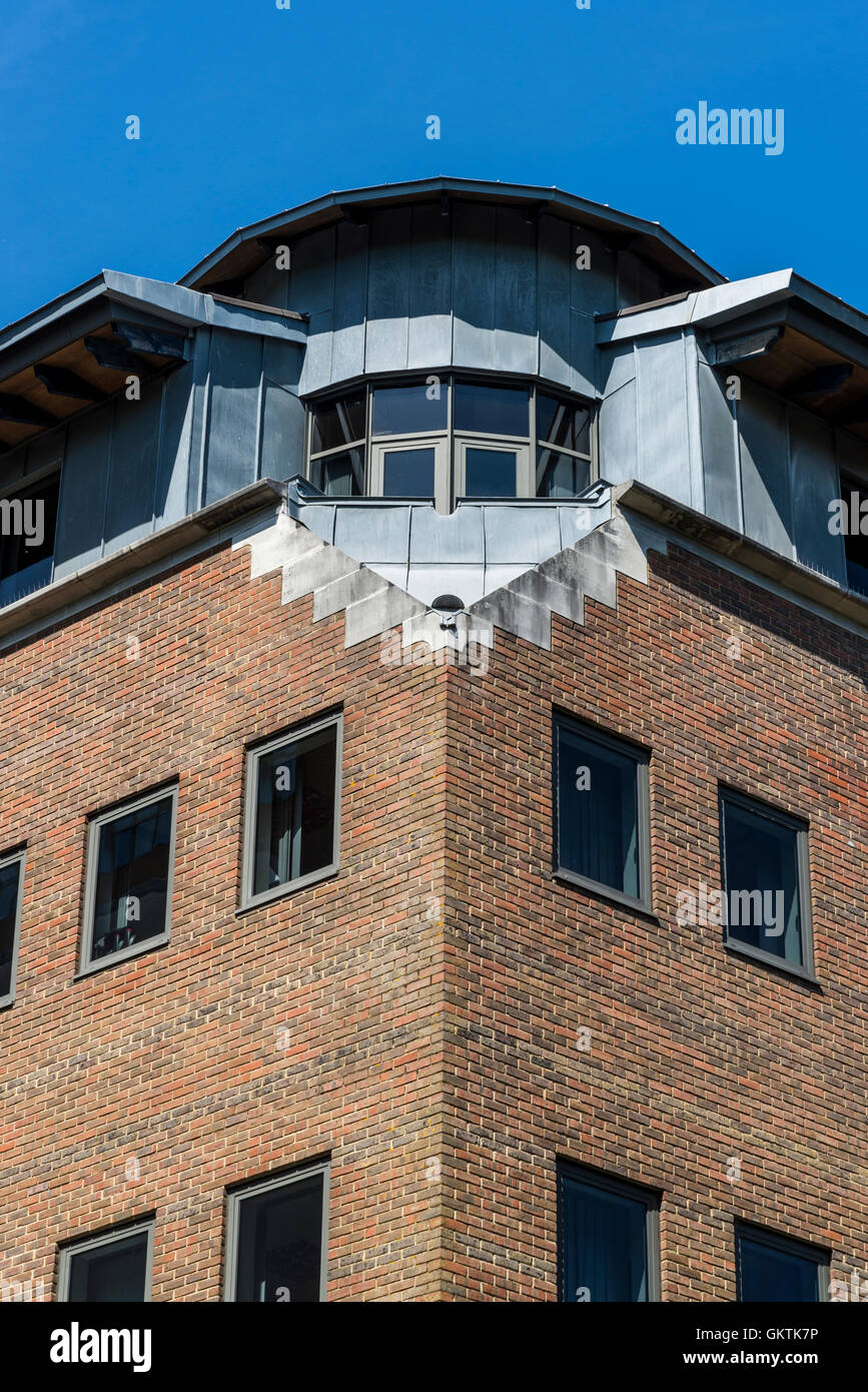 Corner of a building, Southampton, Hampshire, England, UK Stock Photo ...