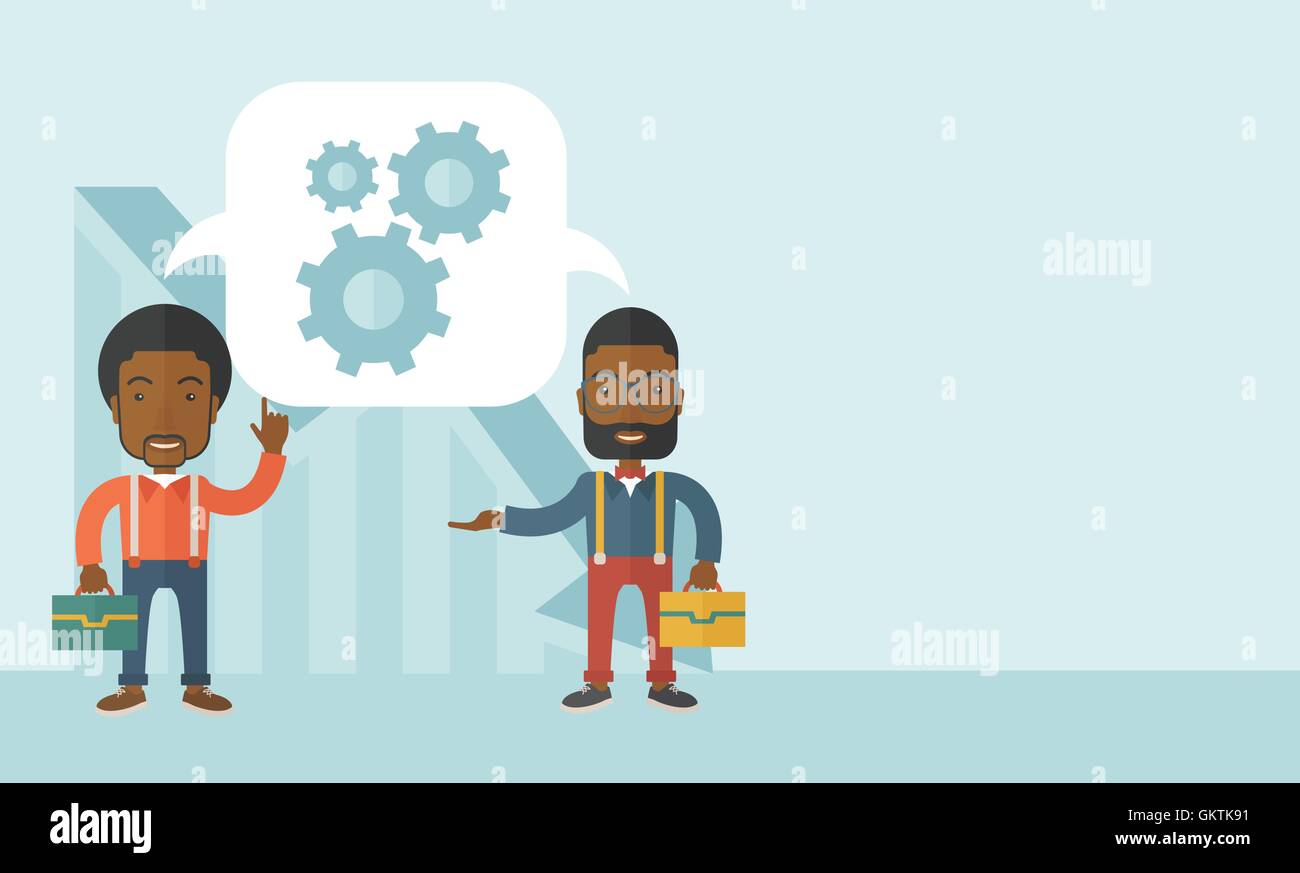 Two young black african Stock Vector Images - Alamy