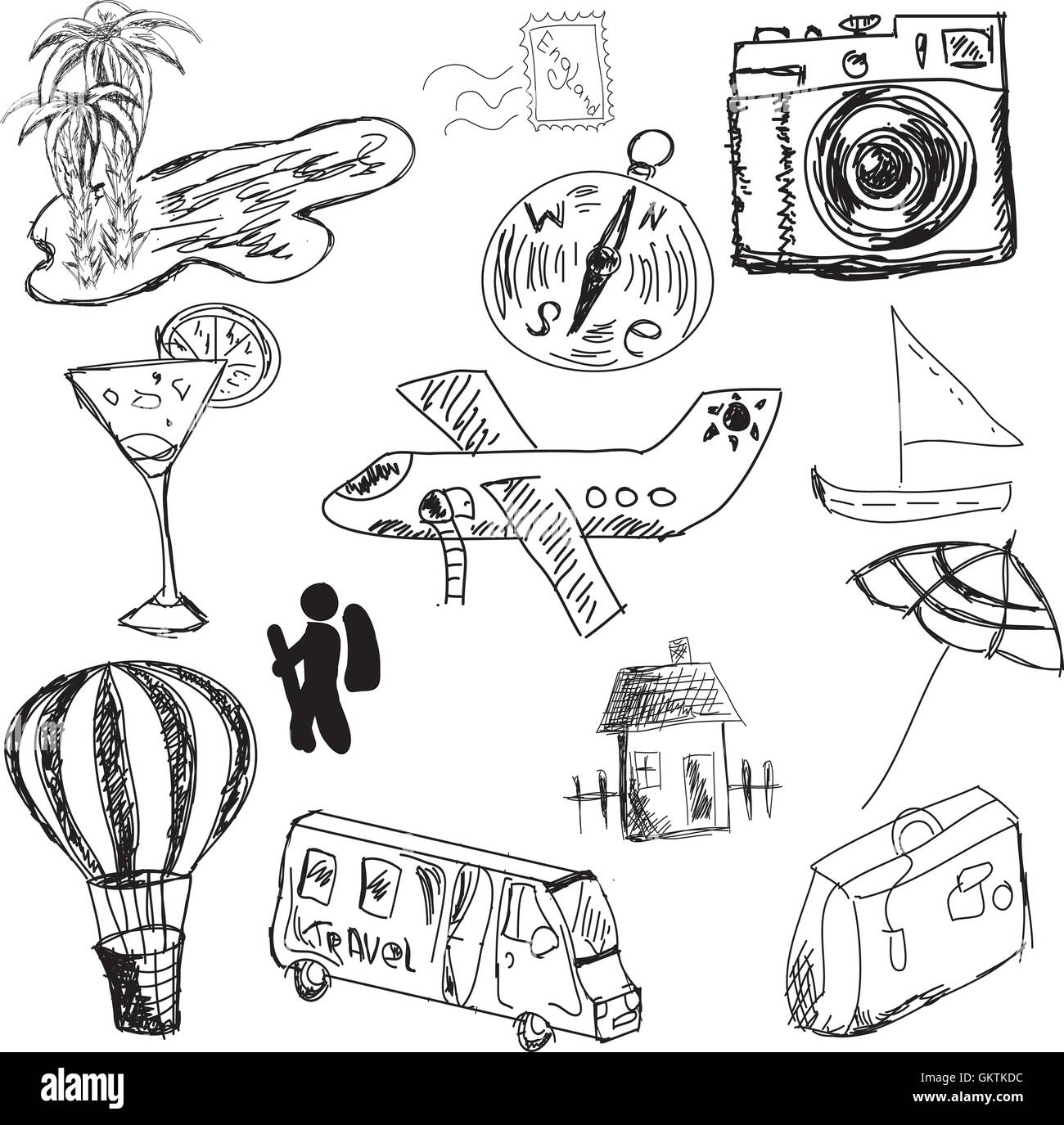 Graphics characters on white. Vector illustration Stock Vector Image ...