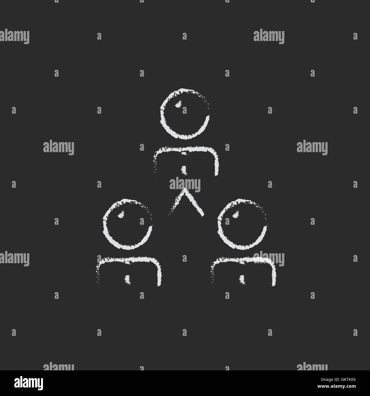 Business leadership hand drawn Black and White Stock Photos & Images ...