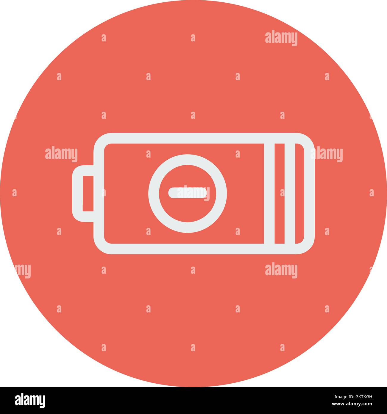 Vector outline battery Stock Vector Images - Alamy