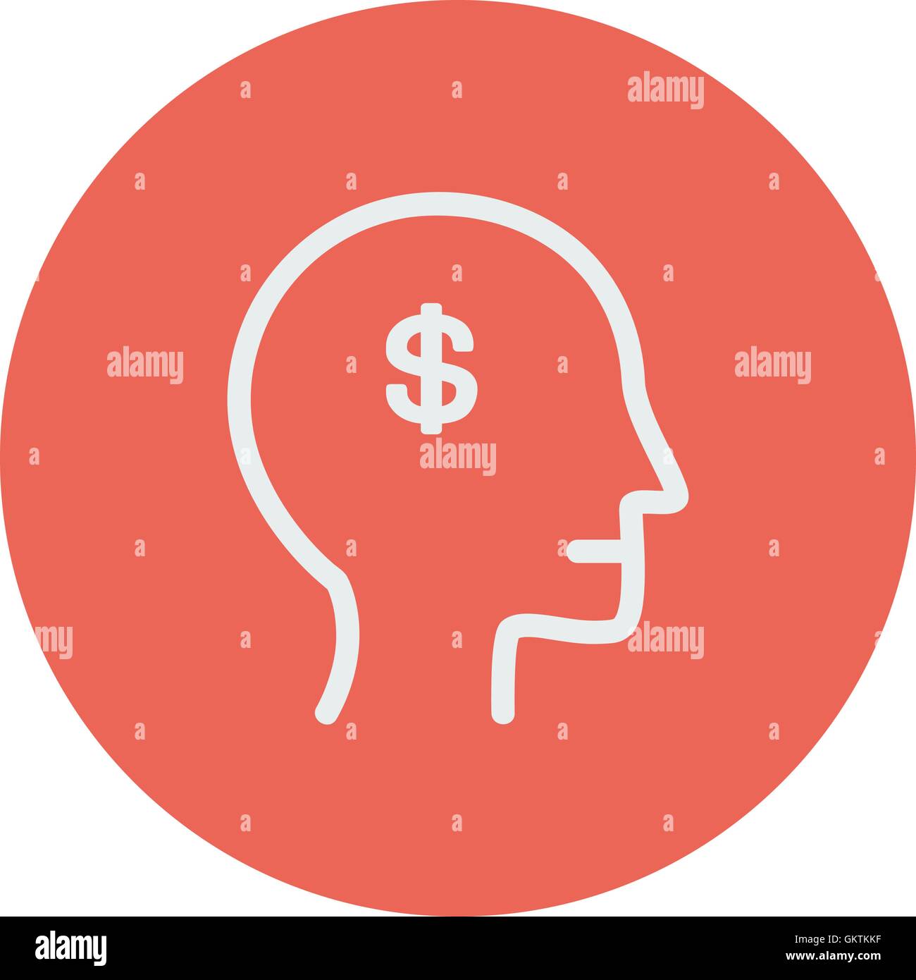 Money head Stock Vector Images - Alamy