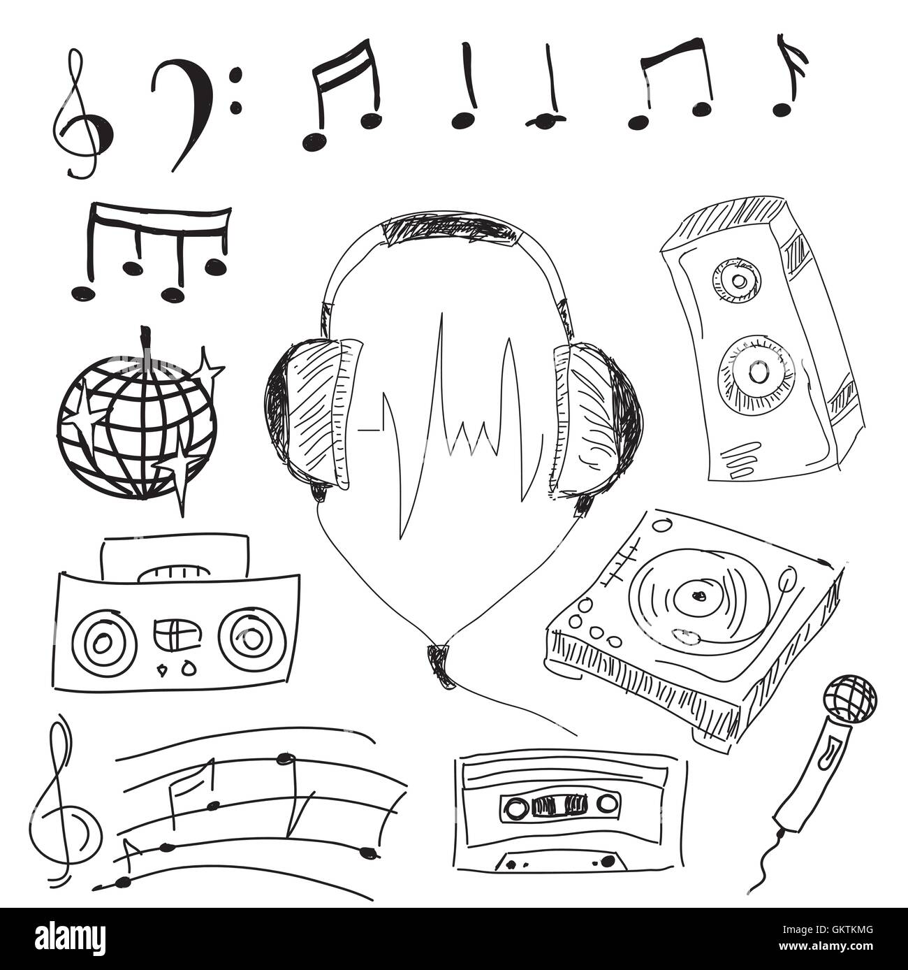 Recorder music notes hi-res stock photography and images - Alamy