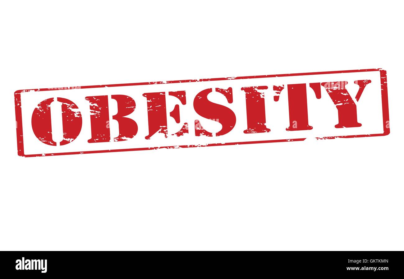 Obesity word Stock Vector Images - Alamy