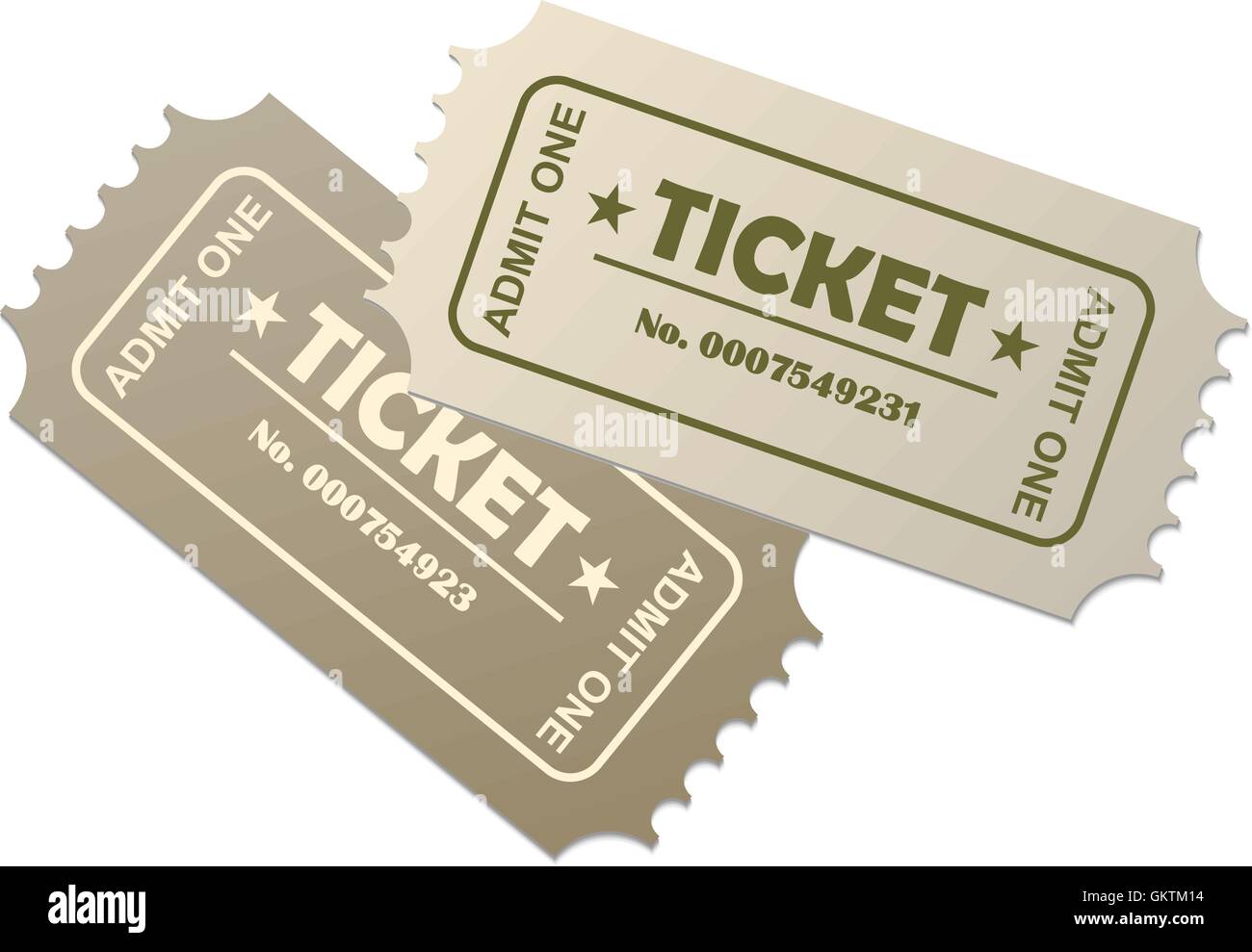 Admit one yellow ticket hi-res stock photography and images - Alamy