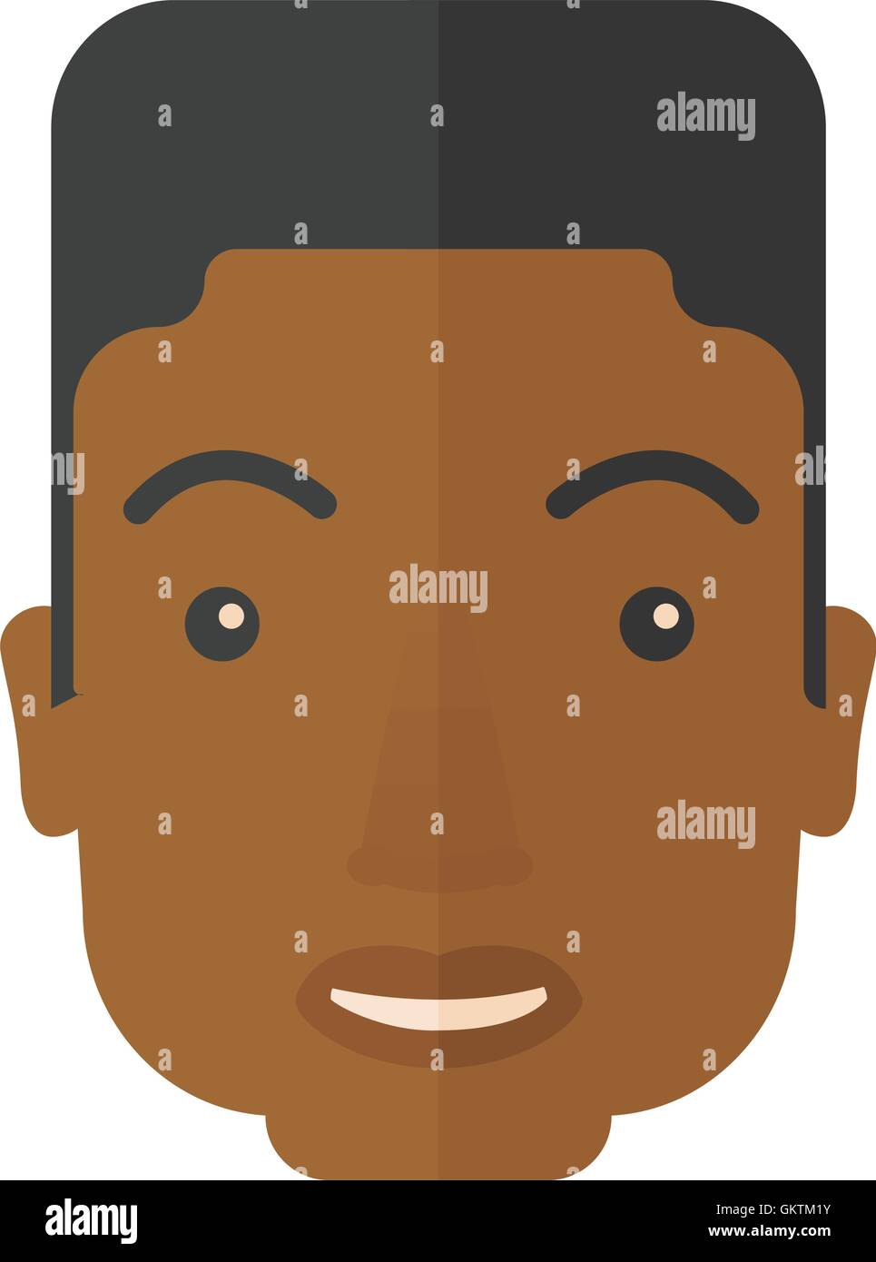 African american male student Stock Vector Images - Alamy