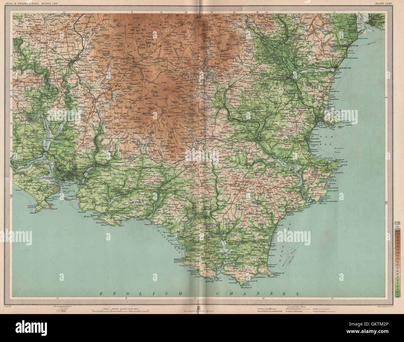 Torquay map hi-res stock photography and images - Alamy