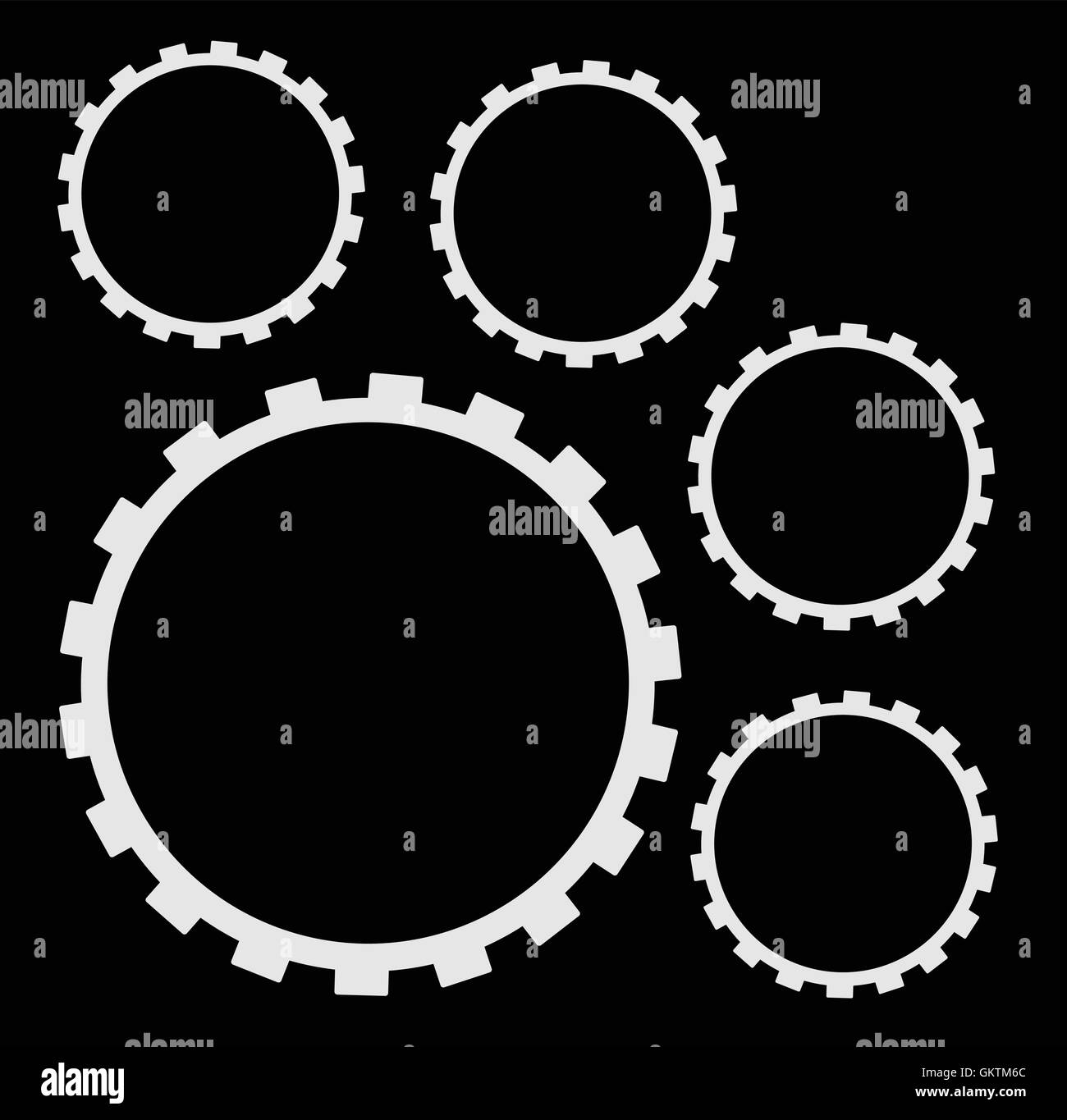 Push button gears Stock Vector Images - Alamy