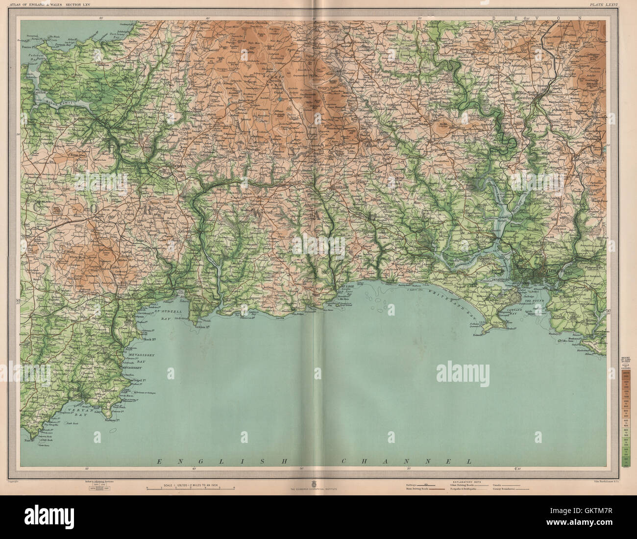 Map of padstow hi-res stock photography and images - Alamy