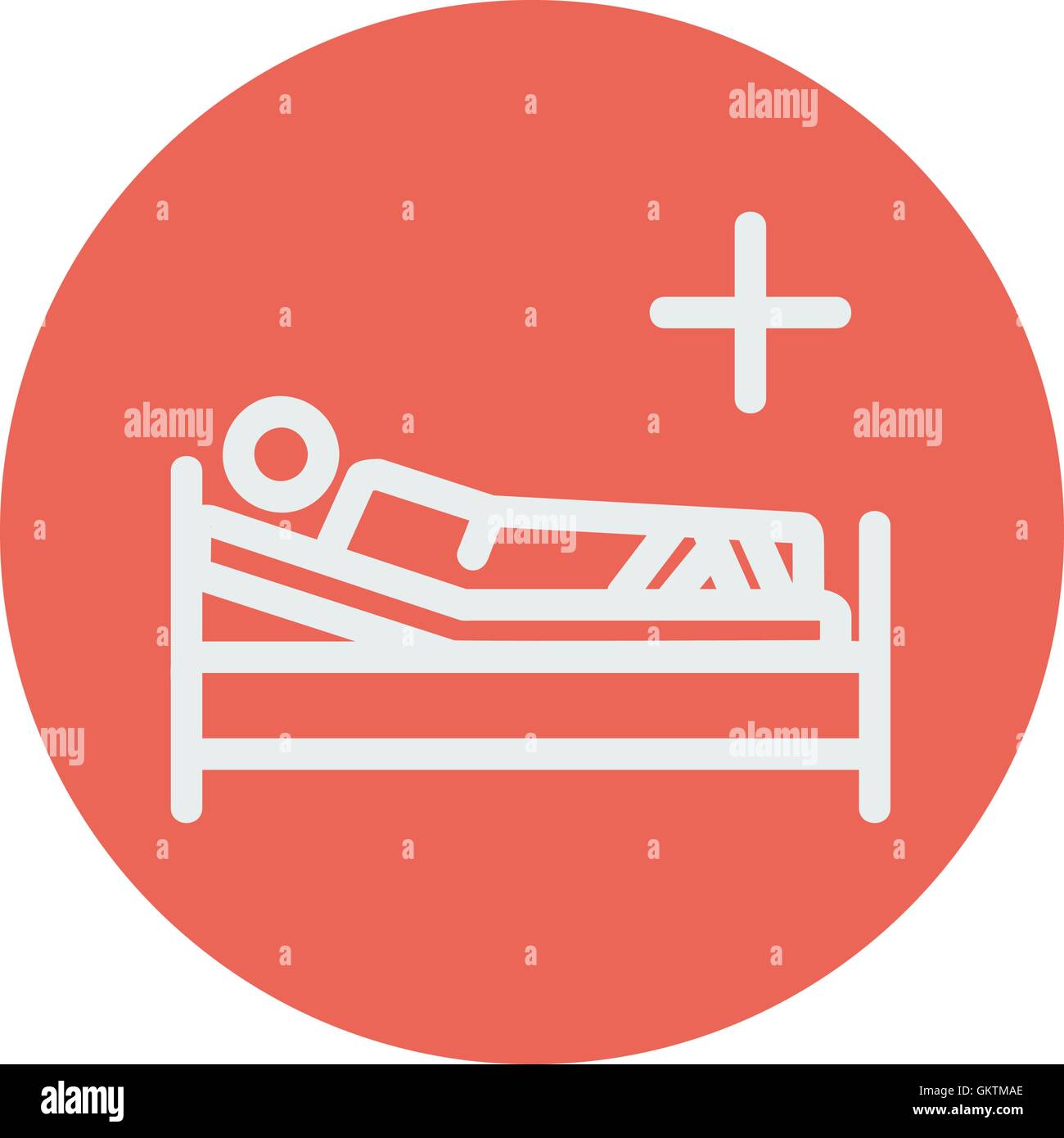 Lying on bed Stock Vector Images - Alamy
