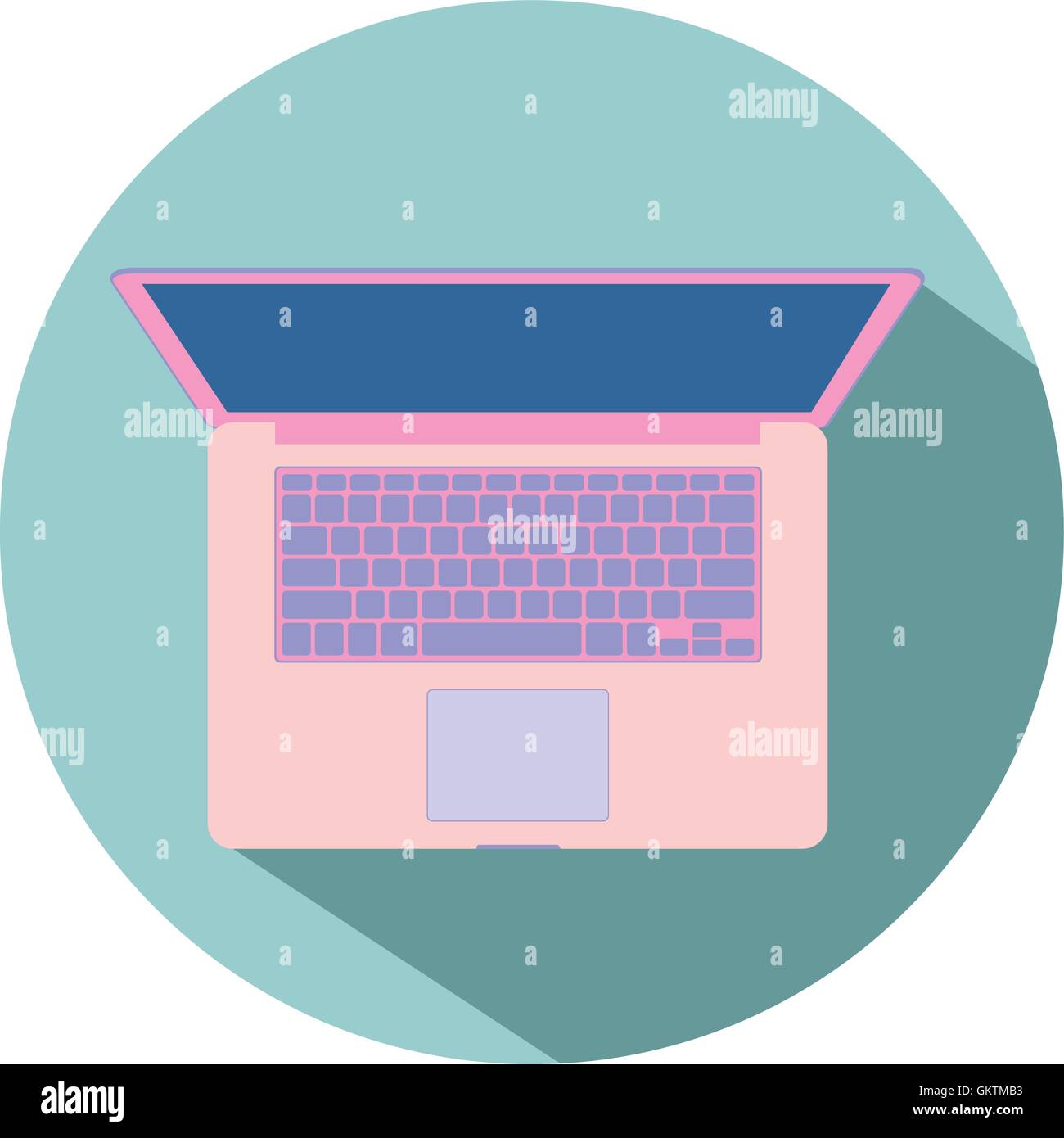 Laptop open window Stock Vector Images - Alamy