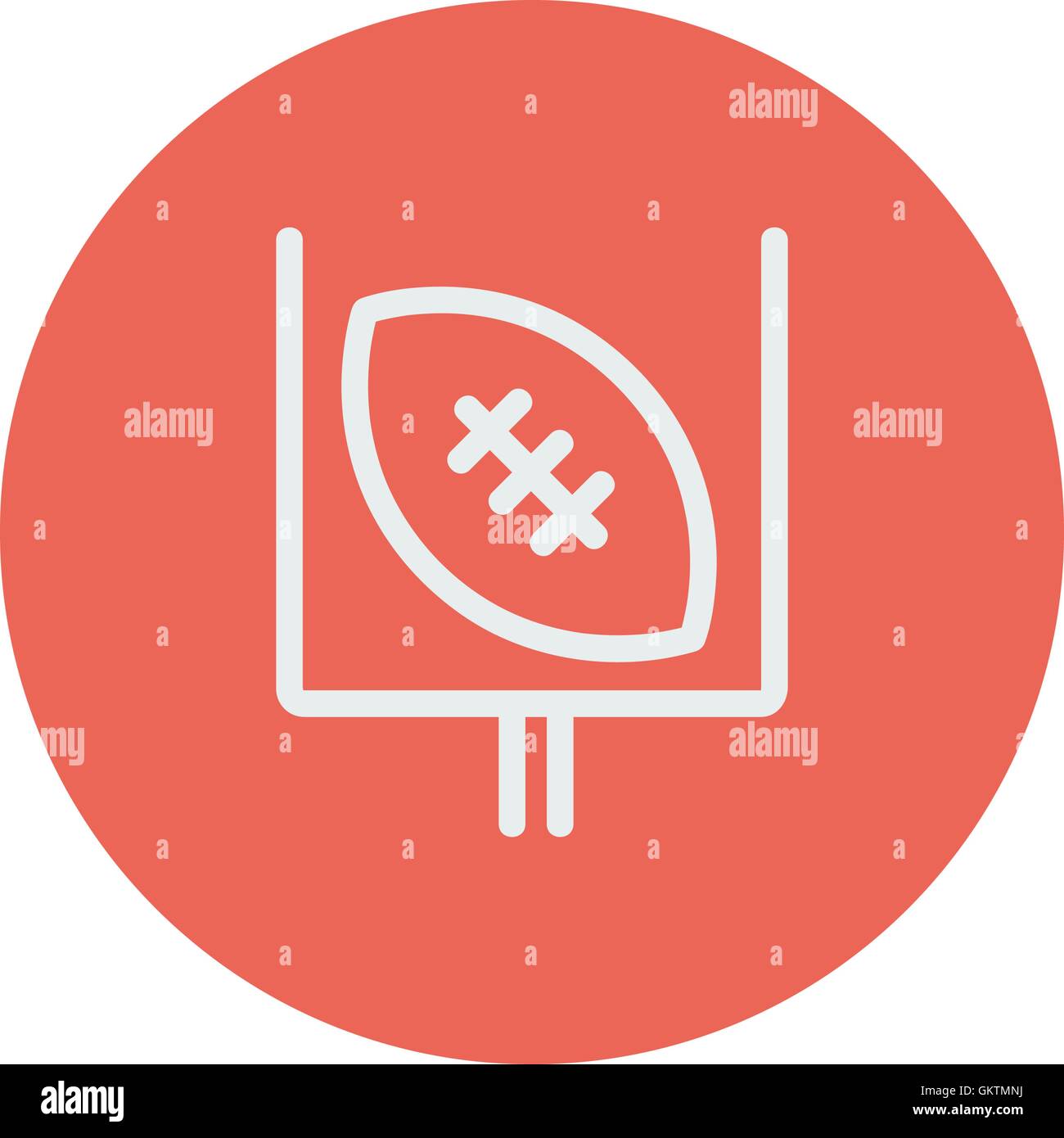 Football poster thin line icon Stock Vector Image & Art - Alamy