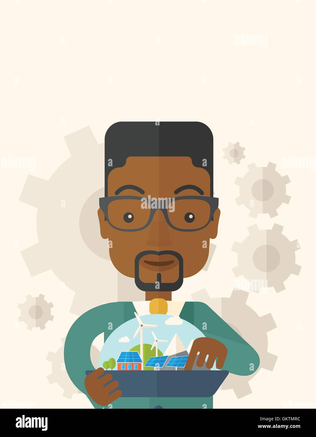 Male engineer Stock Vector Images - Alamy