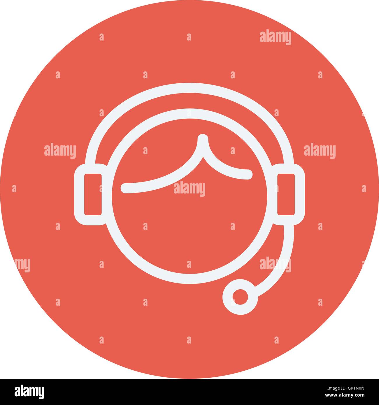 Call center agent talking Stock Vector Images - Alamy