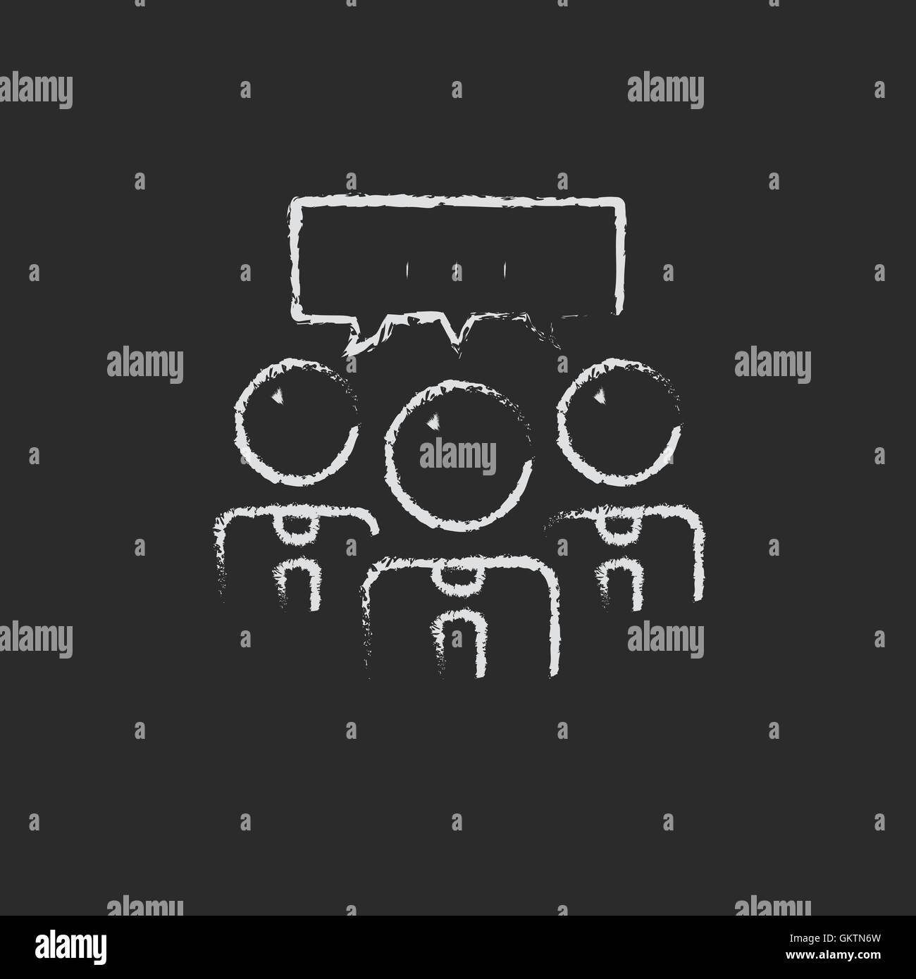 Talk people icon in hi-res stock photography and images - Alamy