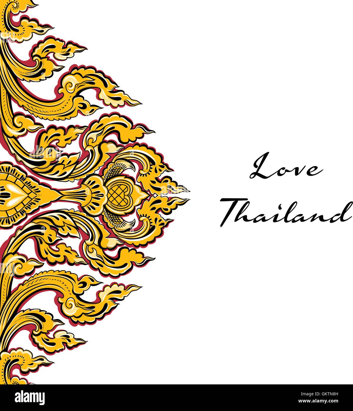 Thai flower Stock Vector Images - Alamy