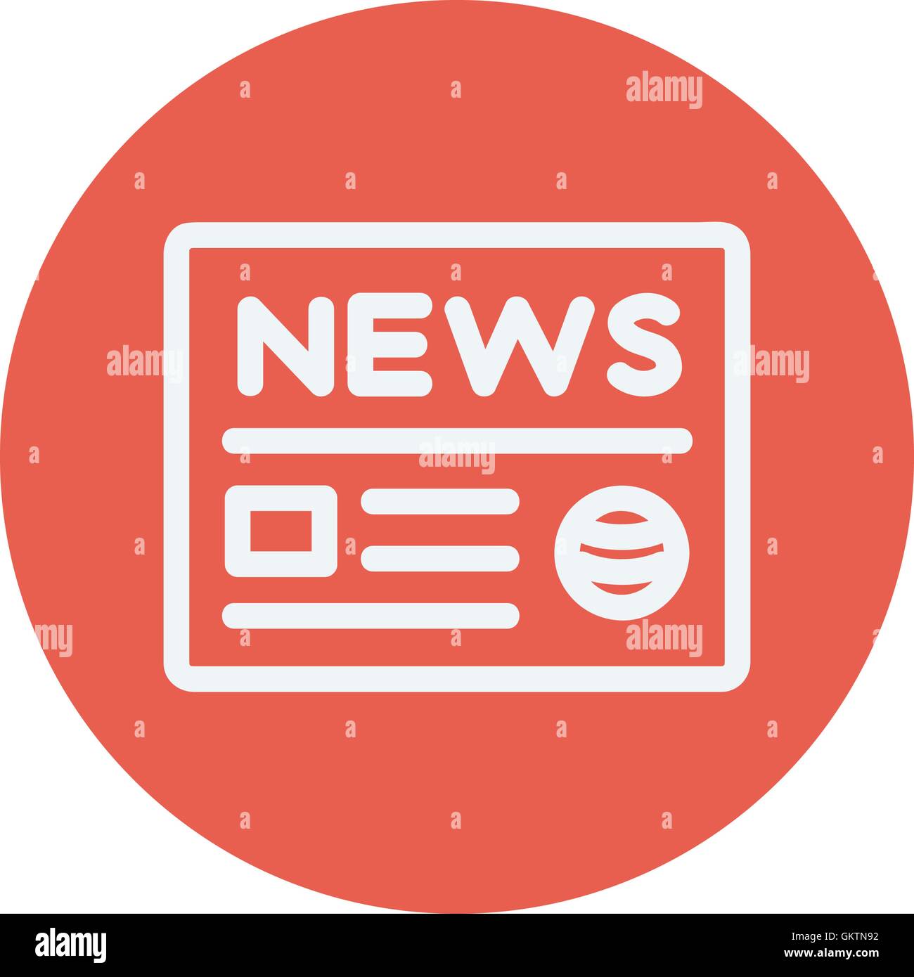 The front page of the world newspaper Stock Vector Images - Alamy