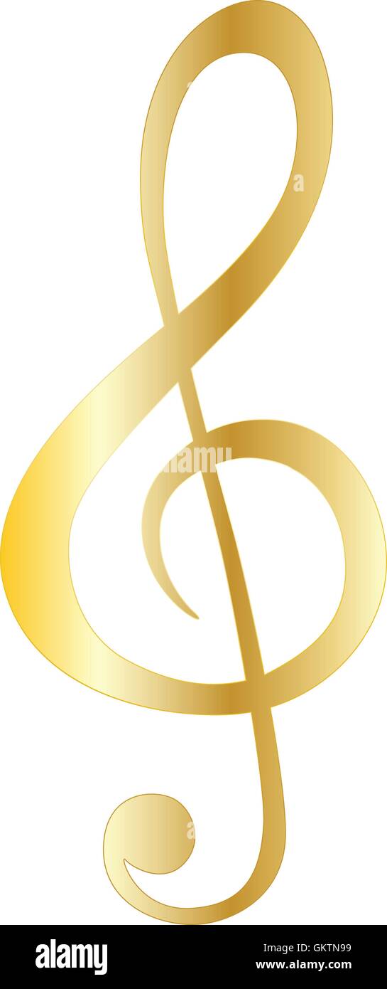 Treble clef icon symbols Stock Vector Images - Alamy