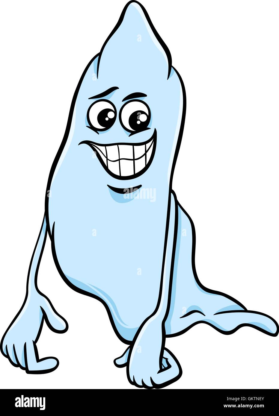 funny ghost cartoon illustration Stock Vector Image & Art - Alamy
