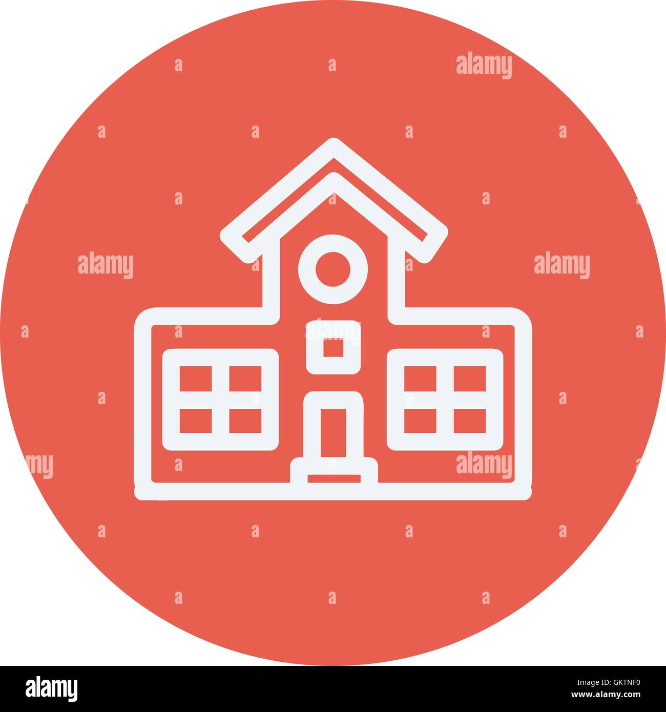 High school icon linear hi-res stock photography and images - Alamy