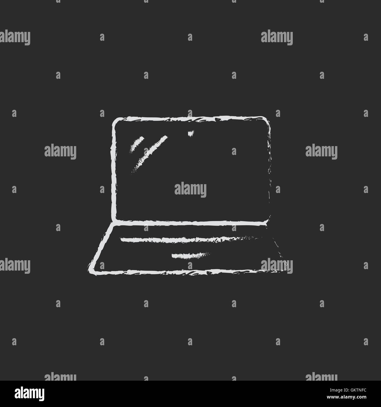 Modern laptop design in Stock Vector Images - Alamy